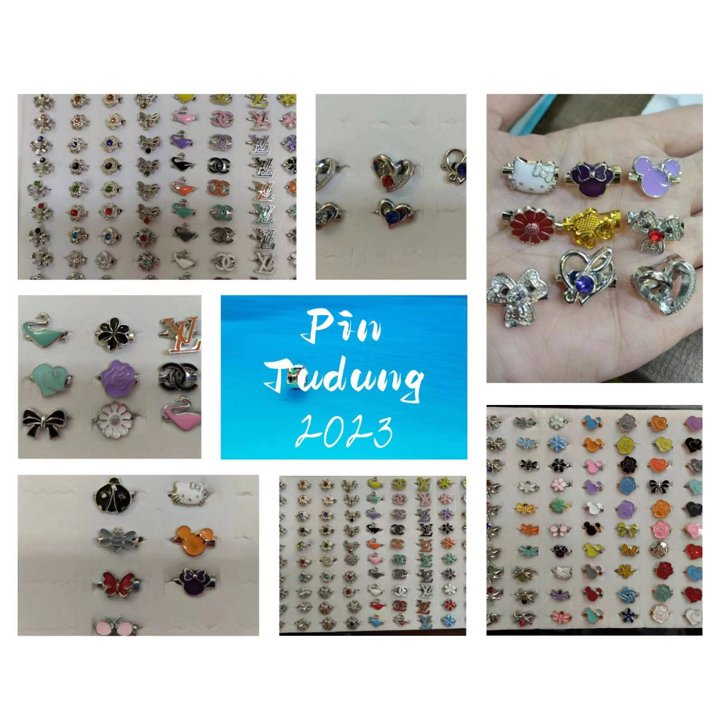 Ready Stock Pelbagai Jenis Design Mini Brooch Pin Tudung Viral ...