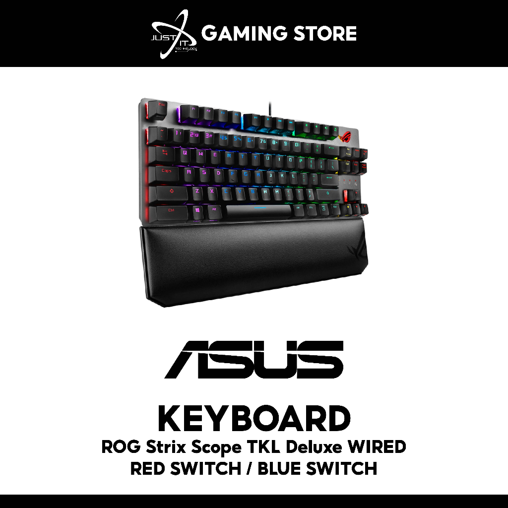 ASUS X801 ROG STRIX SCOPE NX TKL DELUXE GAMING KEYBOARD (RED / BLUE ...
