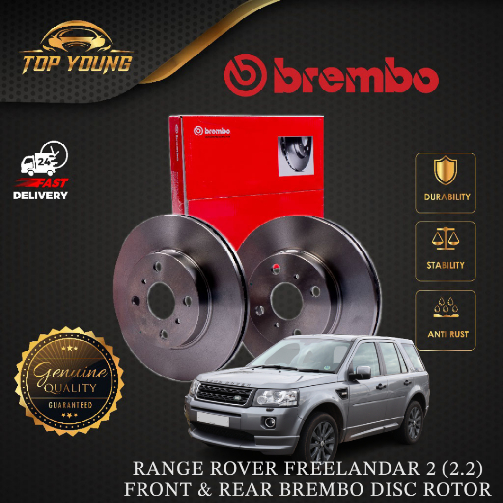 BREMBO LAND ROVER FREELANDER 2 (2.2) FRONT ( DEPAN ) OR REAR ( BELAKANG ...