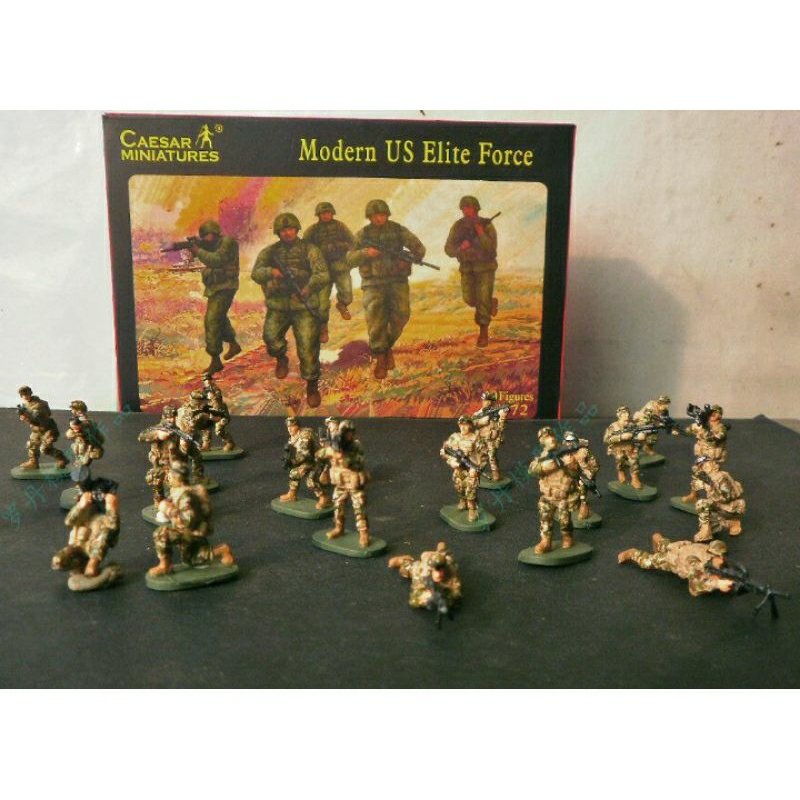 Modern US Elite Force Army Figure 1/72 Caesar Tentera Diorama | Shopee ...