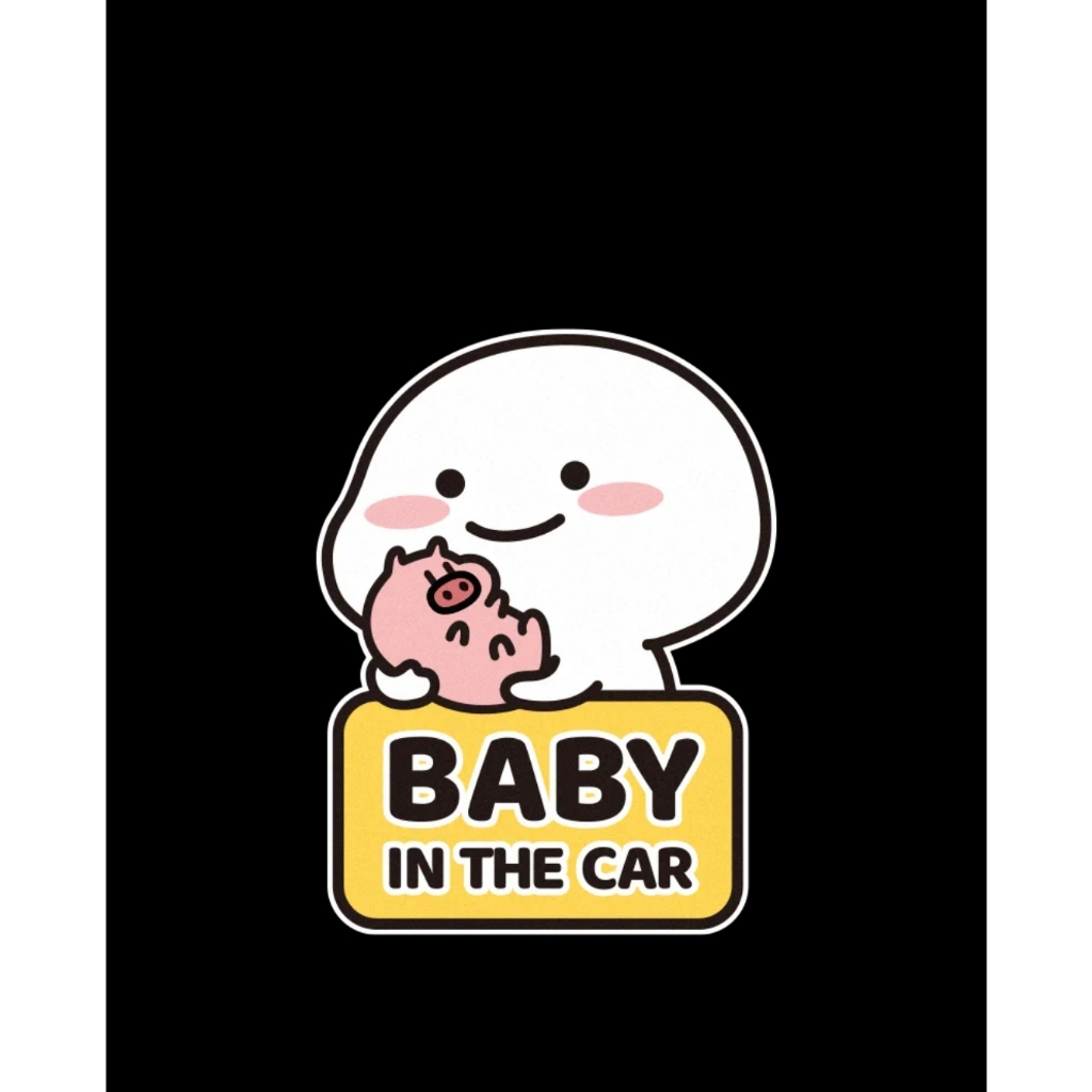 Quby Car Stickers Durable Waterproof for auto Decorative Creative Cute ...