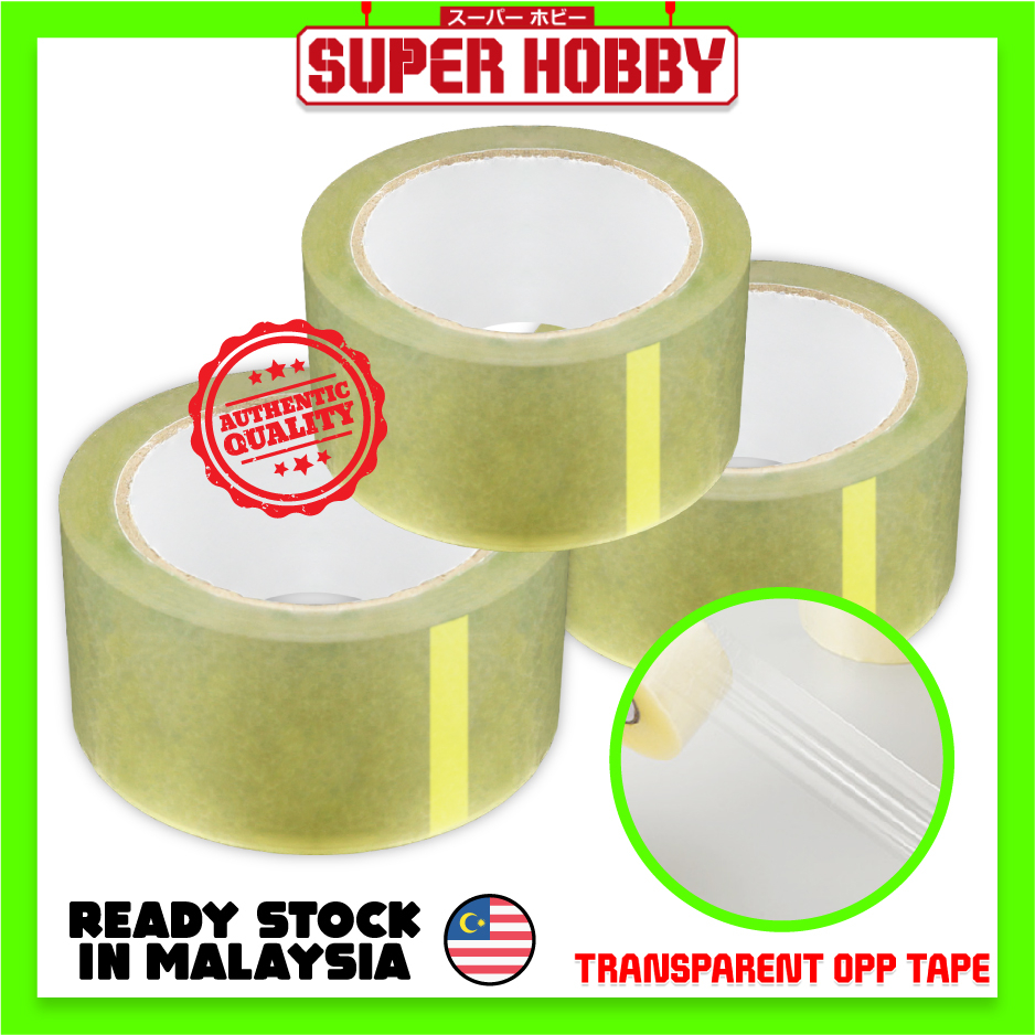 High Quality OPP Transparent Tape 48MM X 90 YARDS Pita Pelekat OPP ...