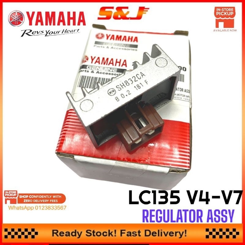 YAMAHA LC135 V4 V5 V6 V7 ORIGINAL REGULATOR RECTIFIER ASSY | Shopee ...