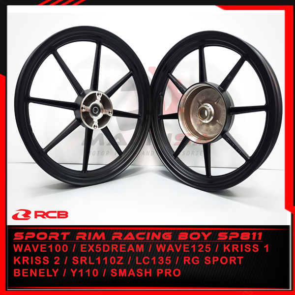 SPORT RIM SP811 RACING BOY 100% ORIGINAL WAVE100 EX5 DREAM LC135 Y125Z ...