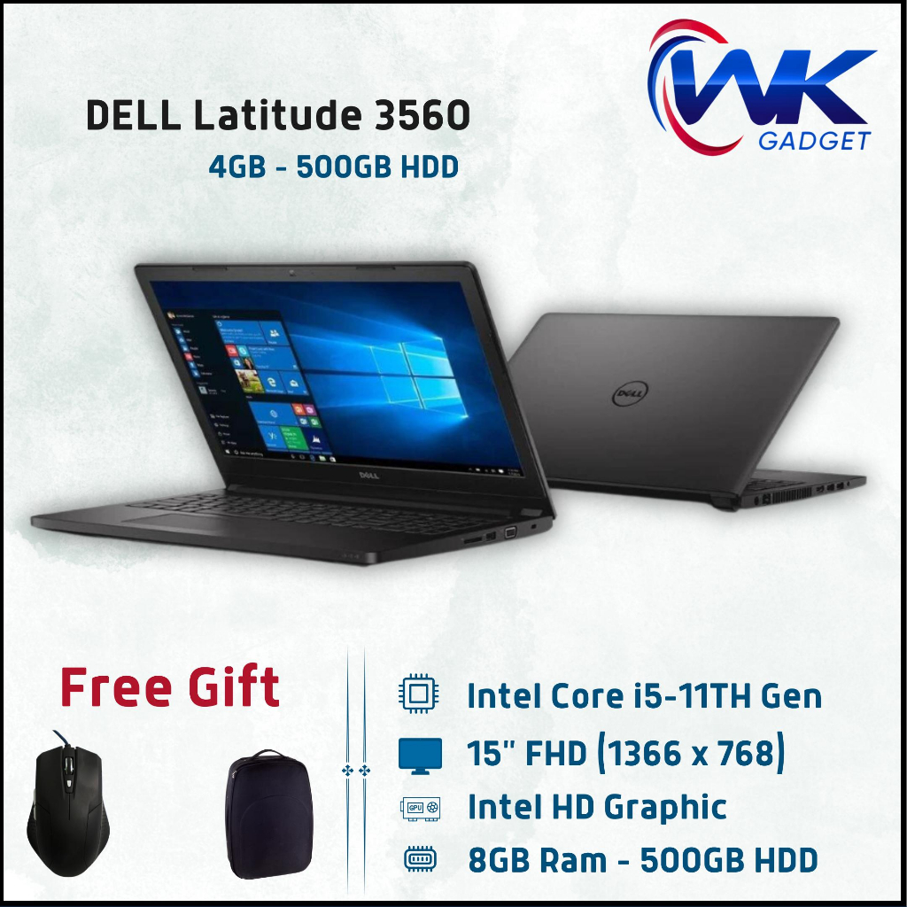 DELL Latitude 3560| Intel® Celeron® 3215U | Notebook (15.6") HD 1366 x ...