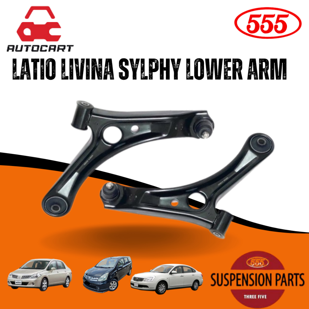 555 100% JAPAN LOWER SUSPENSION ARM FOR NISSAN GRAND LIVINA / LATIO ...