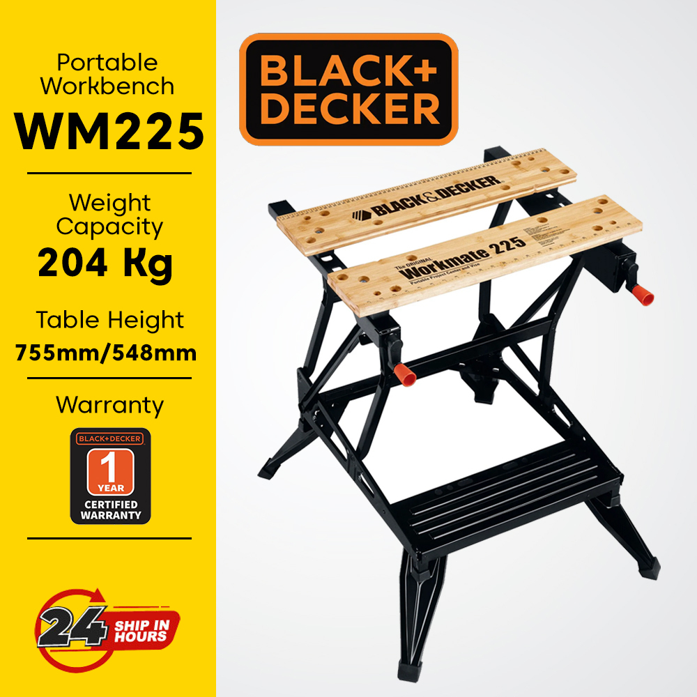 Black Decker-workmate Wm825 Workbench