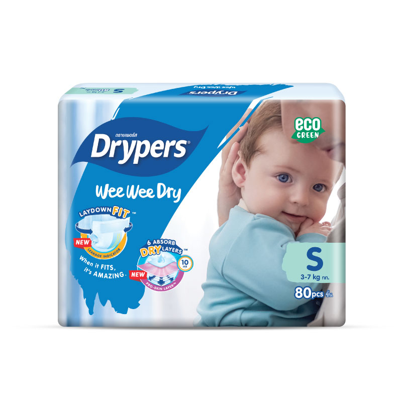 Drypers Wee Wee Dry S 80s | Shopee Malaysia