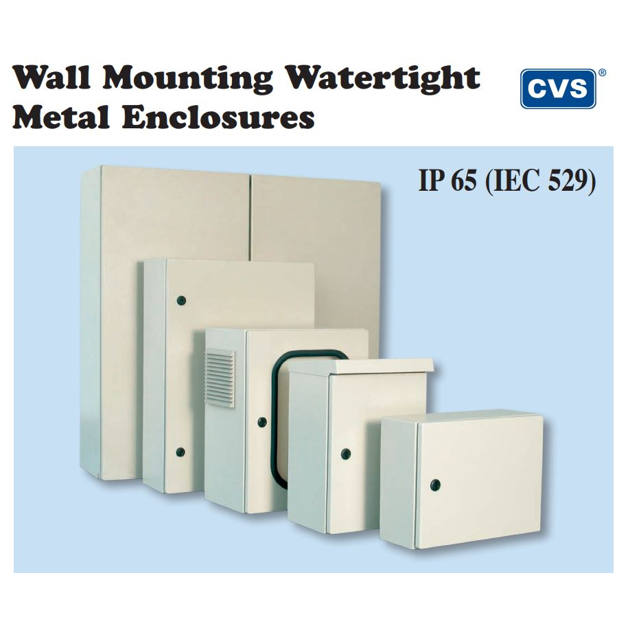 CVS IP55 METAL ENCLOSURE METAL BOX weather proof enclosure | Shopee ...