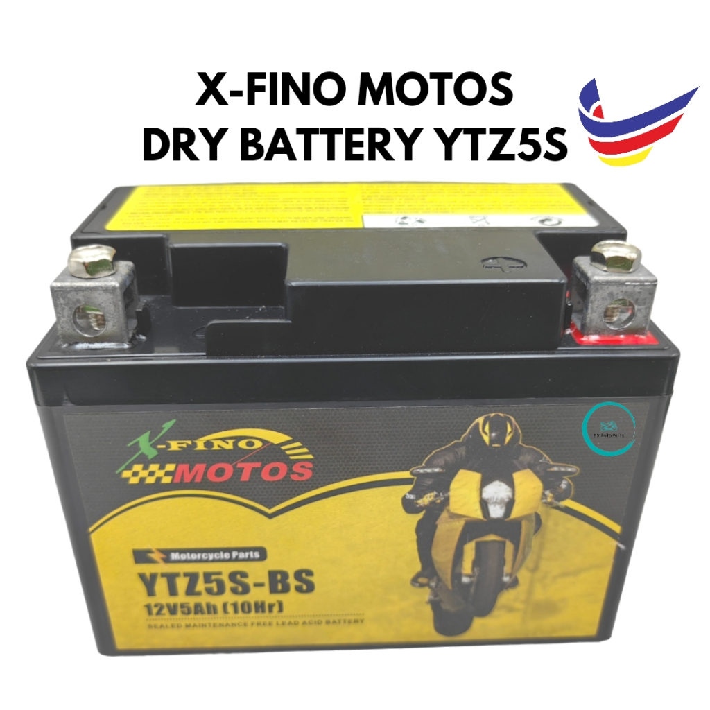 DRY BATTERY YTZ5 YTZ5S YTZ4V LC135 NEW Y15 ZR FZ150 Y16 SRL 115 FI EGO ...