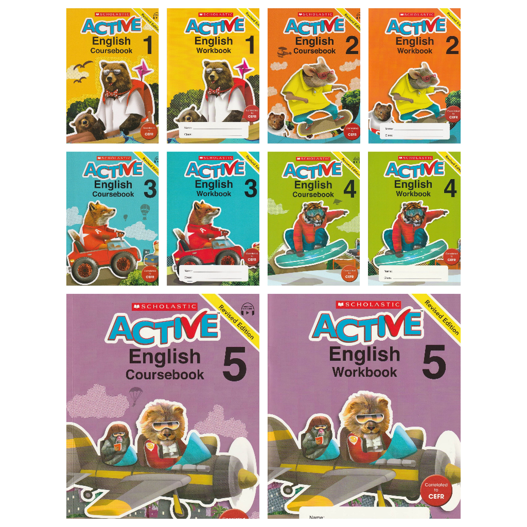 SCHOLASTIC ACTIVE ENGLISH R(EVISED EDITION) | Shopee Malaysia