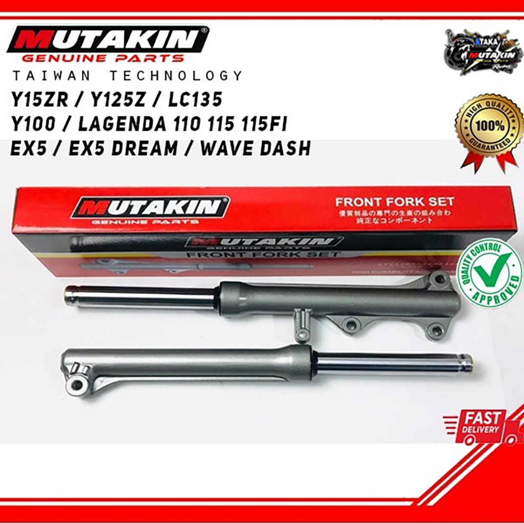 MUTAKIN FORK SET YAMAHA Y15/Y15ZR DASH SRL115 FI SRL110 RG110 RC80 ...