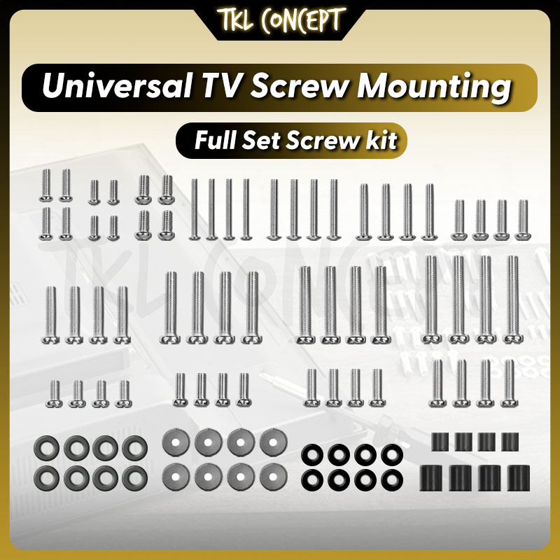 Universal TV Bracket Screw Mounting Skru TV Hardware Kit Pack For ...