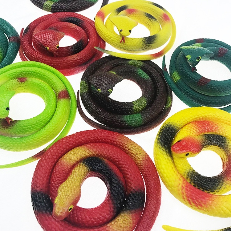 Mainan Ular Getah Palsu Rubber Snake Toys Prank Snake Toys Kids Snake ...