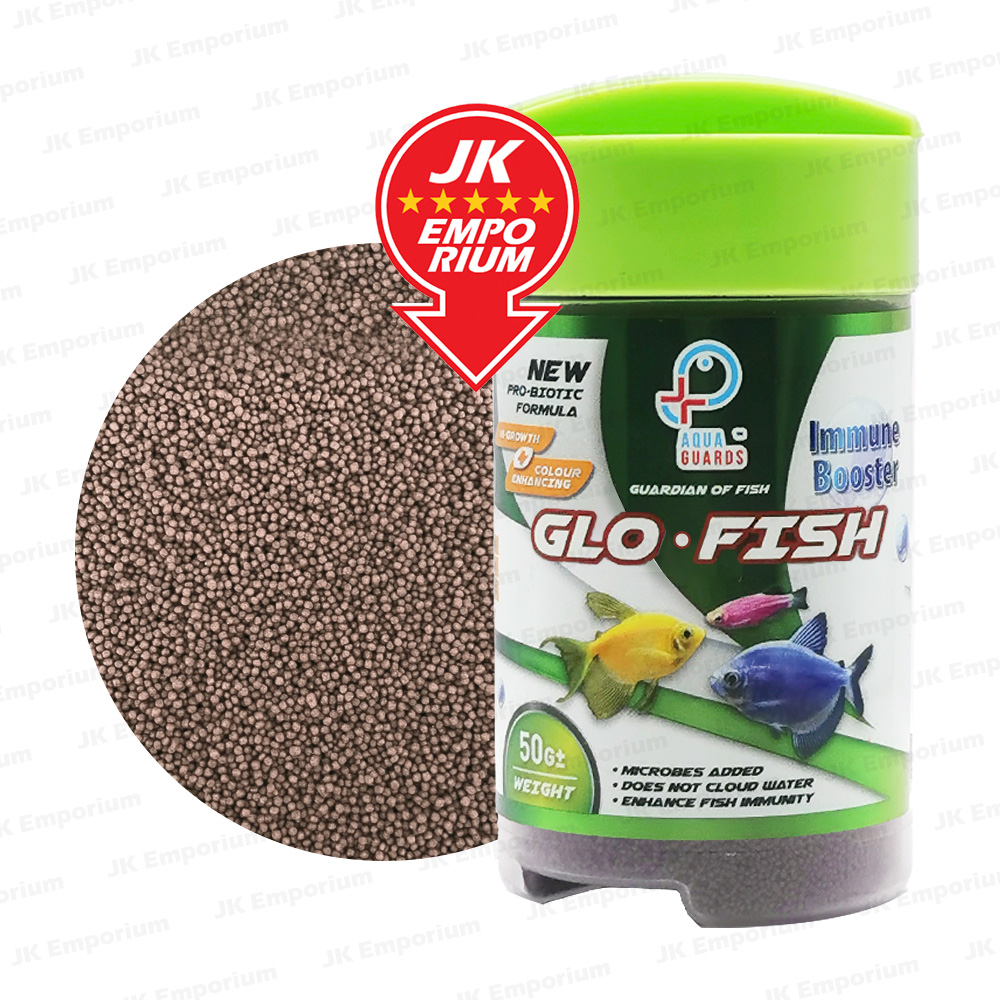 50g 150g Aqua Guard Glo Glow Fish Premium Food Tropical Fish Immune ...