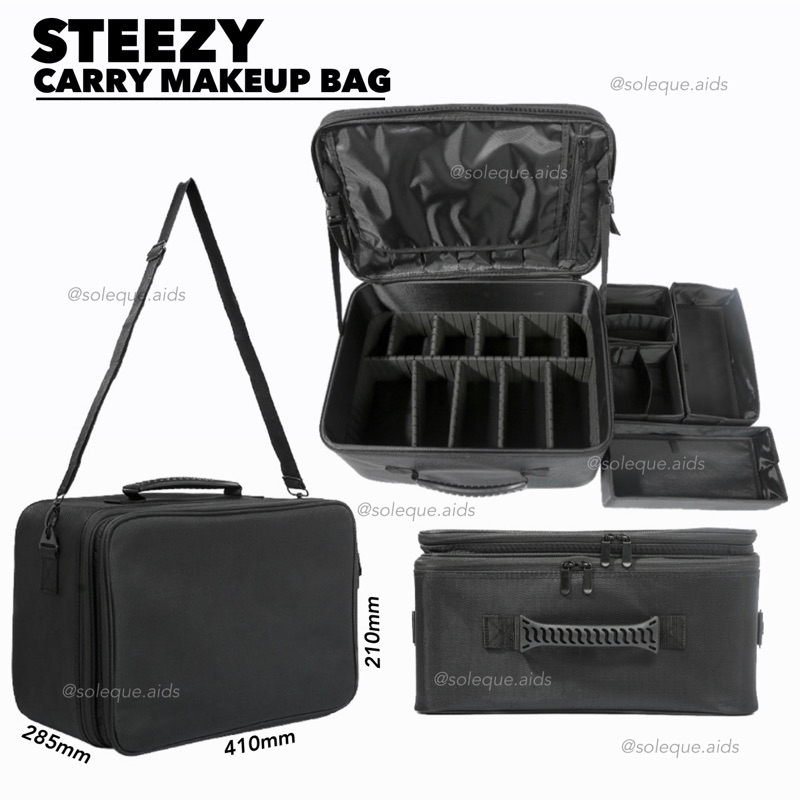 READY STOCK TROLLEY MAKEUP BAG PROFESSIONAL LUGGAGE MAKEUP BAG ...