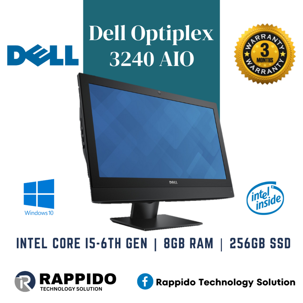 DELL OPTIPLEX 3240 CORE I5 6TH GEN ALL-IN-ONE | Shopee Malaysia
