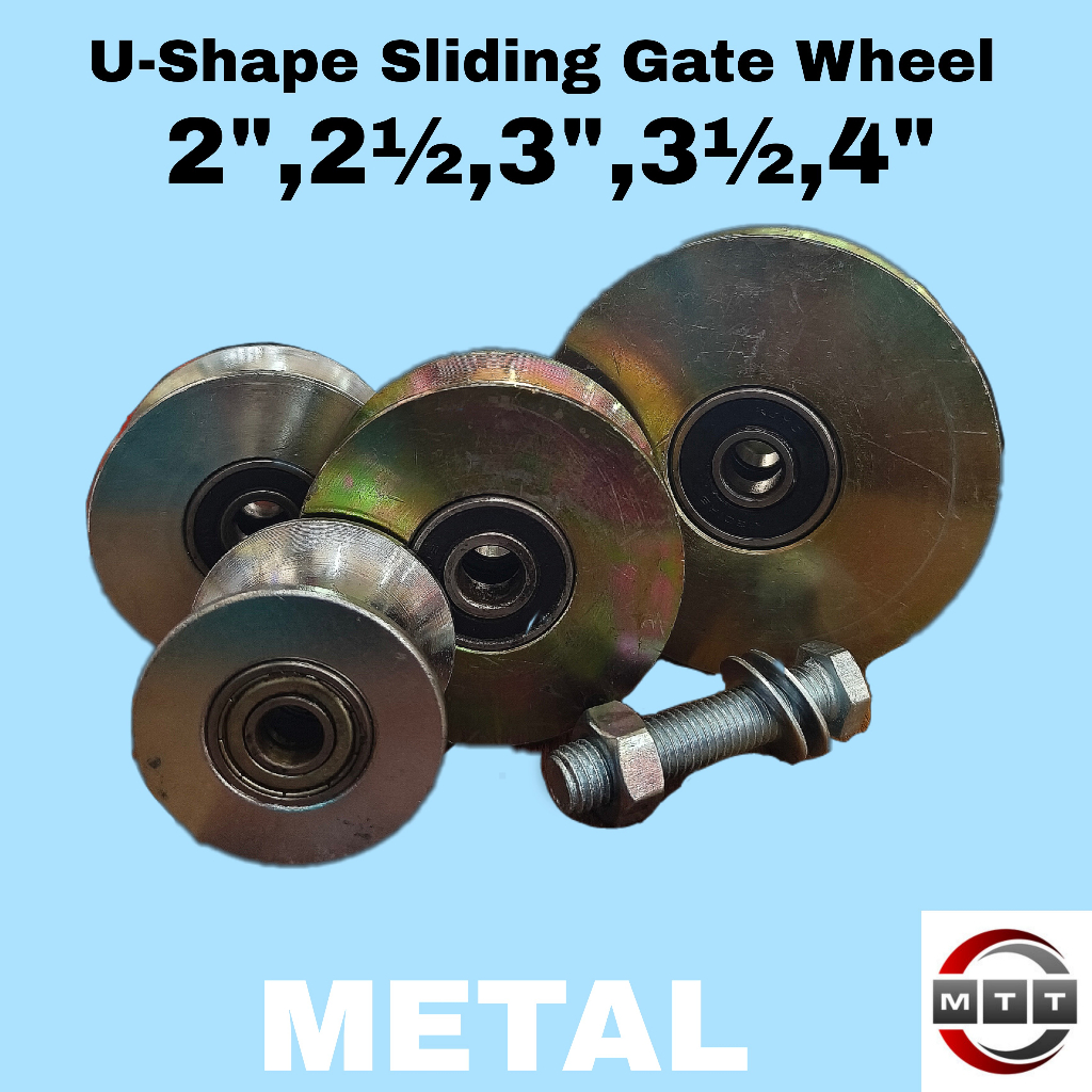 Gate roller pipe bearing roller sliding gate wheel roda pintu besar ...