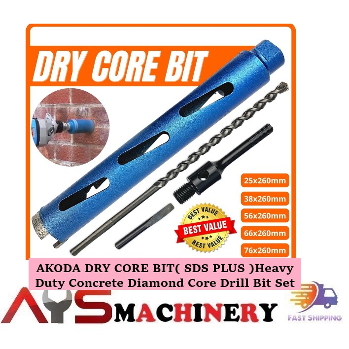 AKODA DRY CORE BIT( SDS PLUS ) | Shopee Malaysia