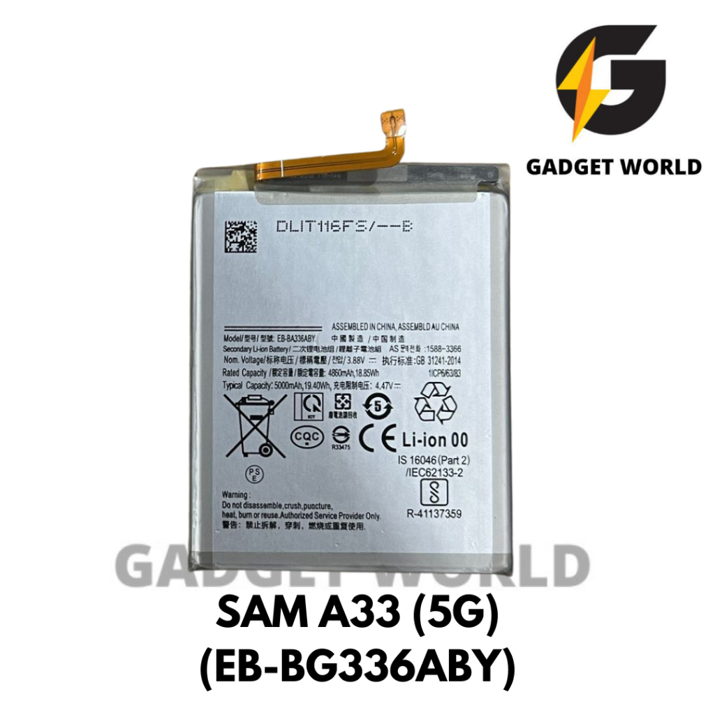 GADGET WORLD - Compatible Battery - SAMSUN A33 (5G) | Shopee Malaysia