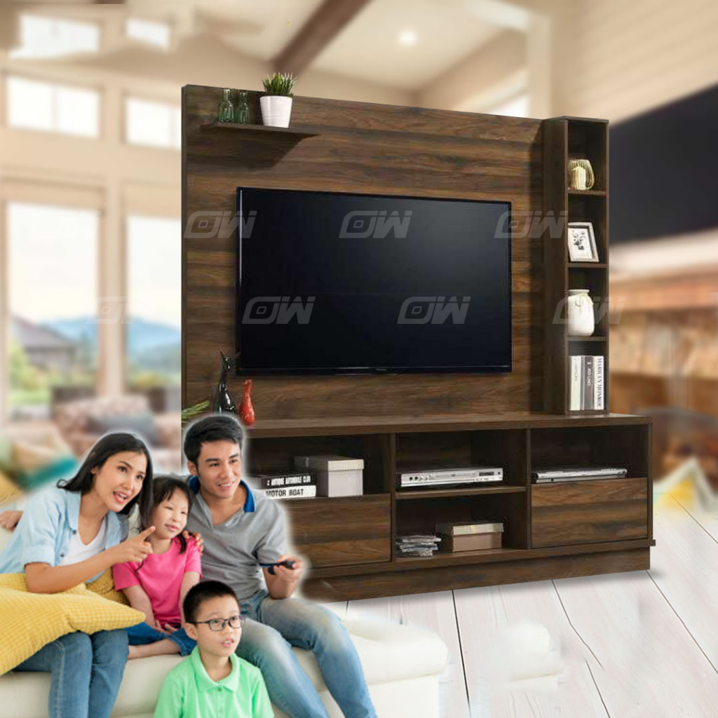 TV Cabinet Wood / Hall Cabinet / Lounge Cabinet / Display Cabinet / LCD ...