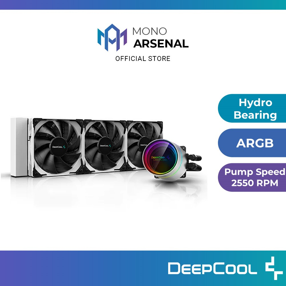 Deepcool Castle 360EX ARGB White AIO Water Cooling | Shopee Malaysia