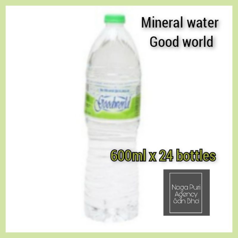 Air mineral Good World 600ml x 24 botol[max 1 carton per order] | Shopee Malaysia