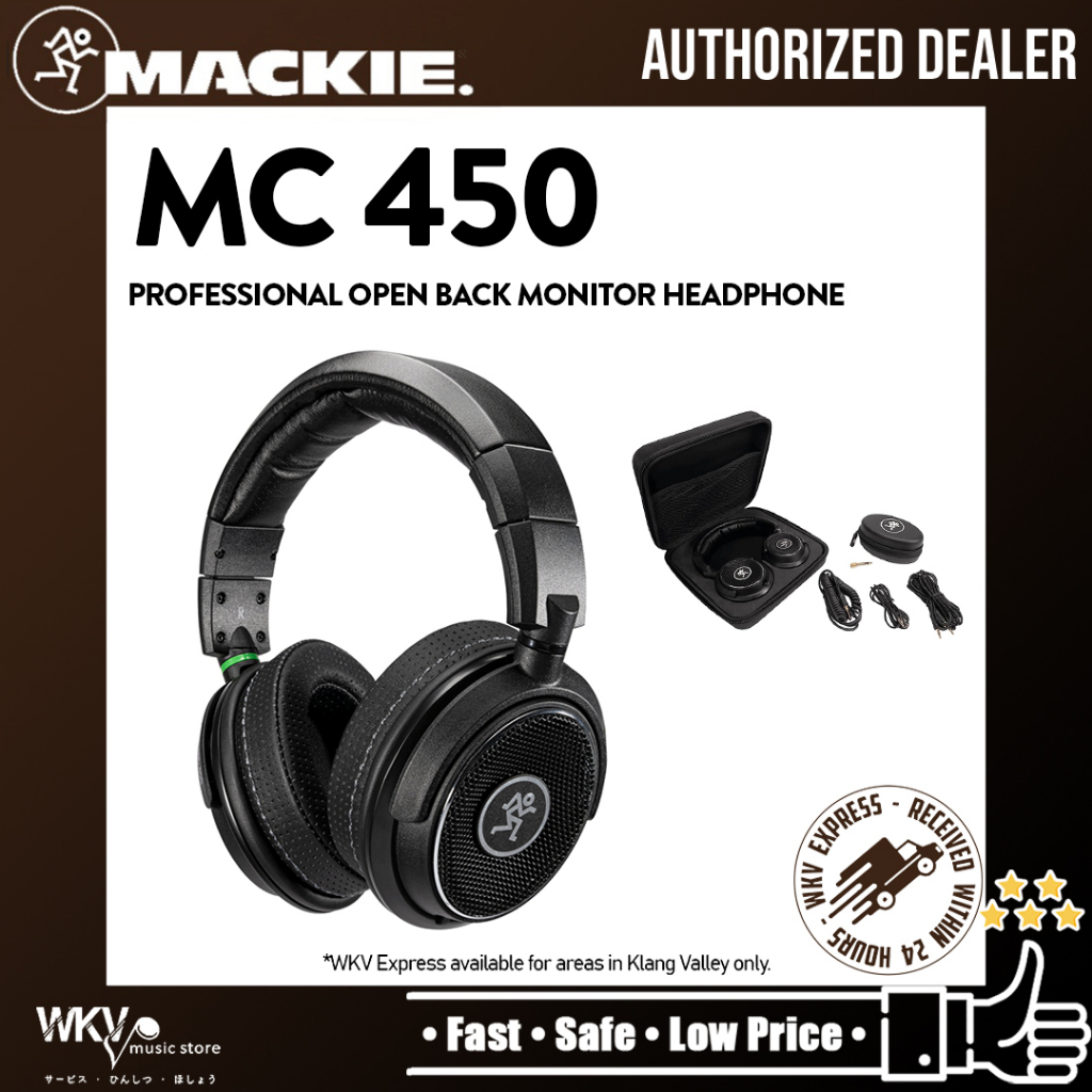 Mackie MC-450 Professional Open-back Headphones (MC450/MC 450) | Shopee Malaysia