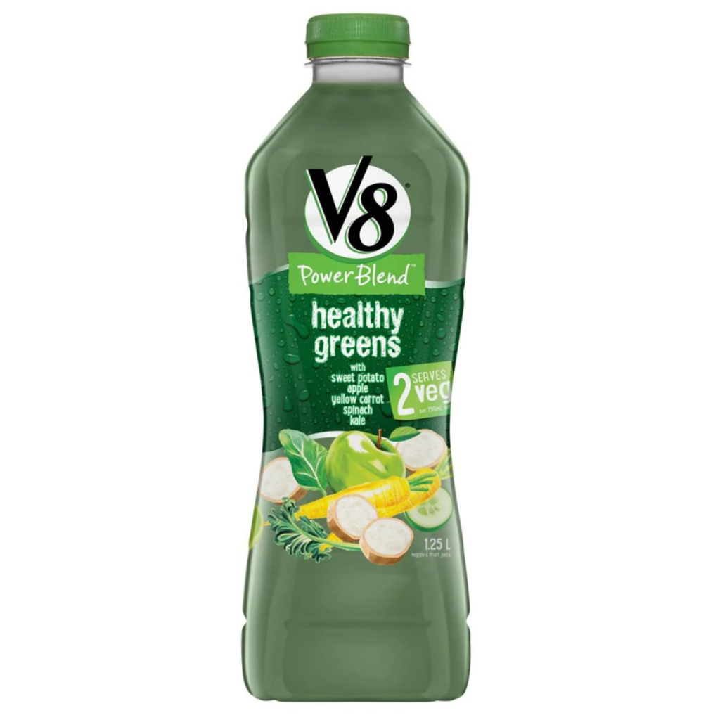 Campbell's V8 Power Blend Healthy Greens with Apple, Yellow Carrot ...