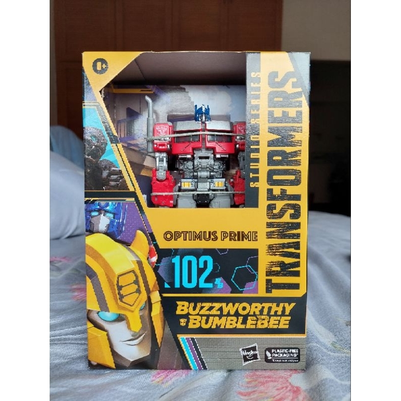Hasbro Takara Tomy TRANSFORMERS STUDIO SERIES BUZZWORTHY BUMBLEBEE Optimus Prime 102 (Rise Of ...