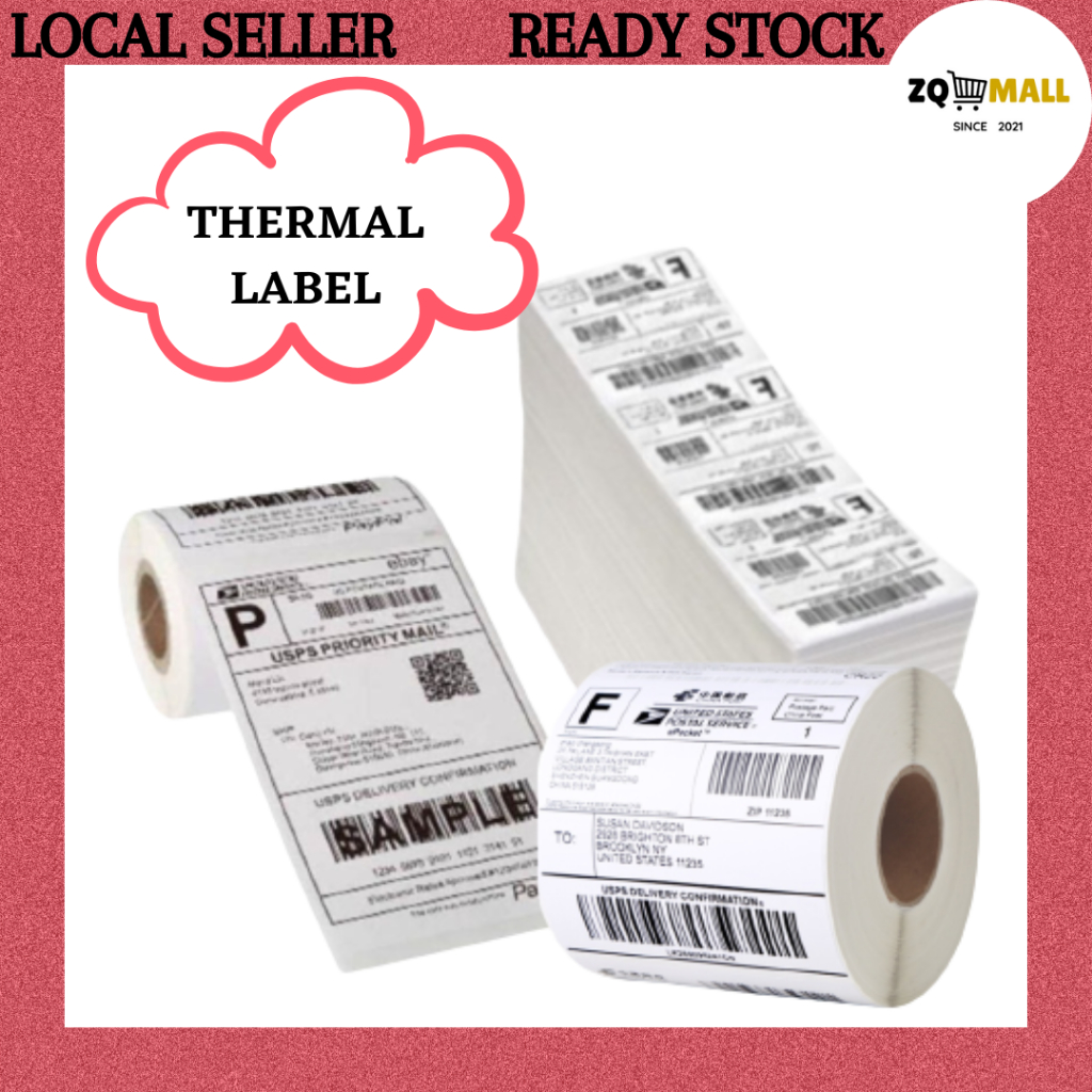 A6 Thermal Paper Label Sticker Roll Shipping Courier Airway Bill ...