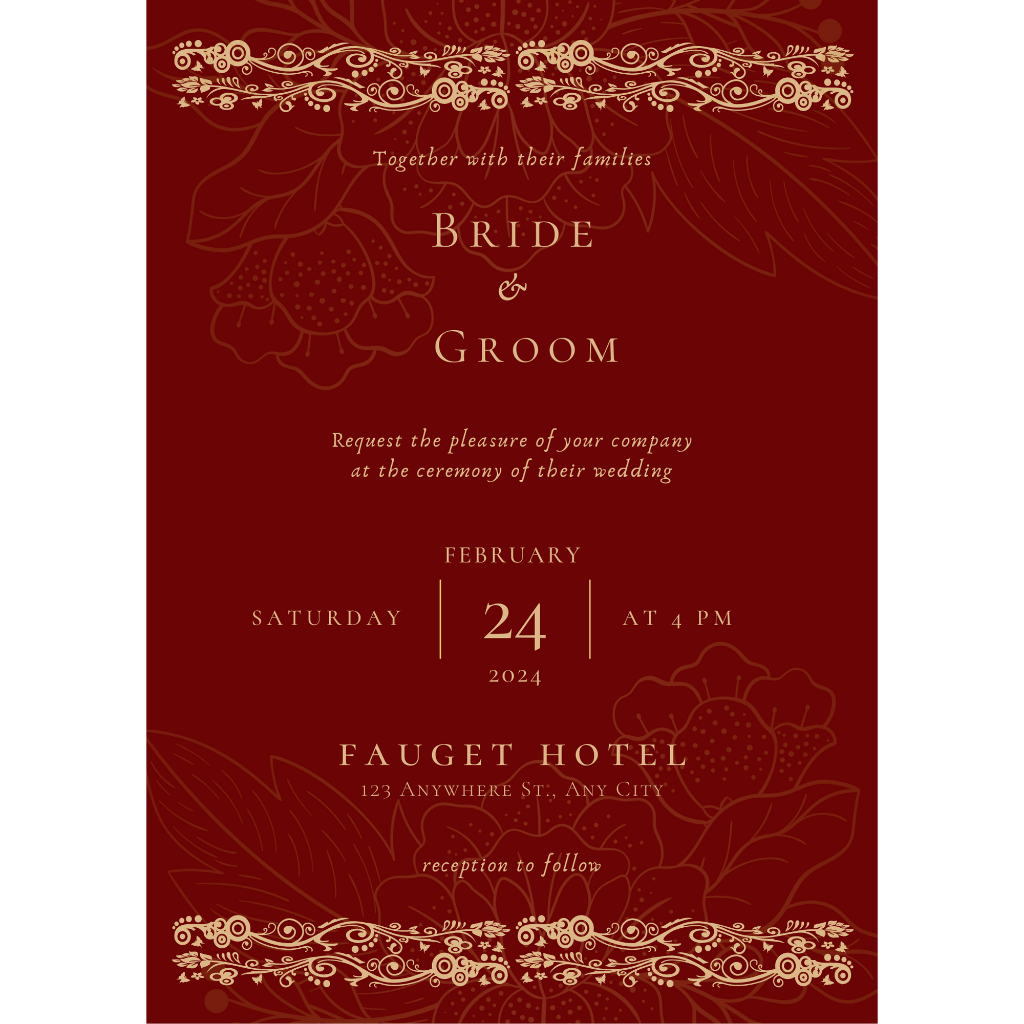 PDF Wedding Invitation Card | Shopee Malaysia