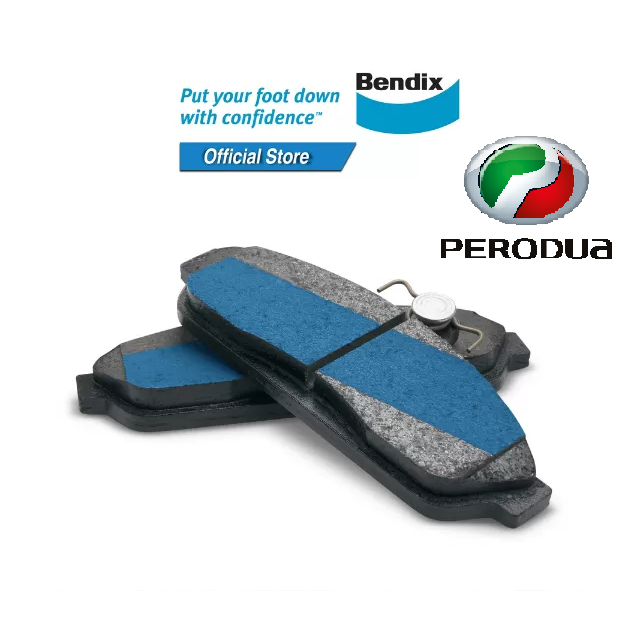 Original Bendix Metal King Titanium DB1912 Front Brake Pads For PERODUA ...