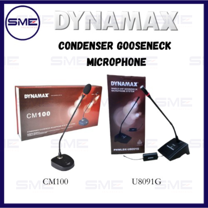 DYNAMAX Condenser Gooseneck Wired Microphone With Table Stand CM100 ...