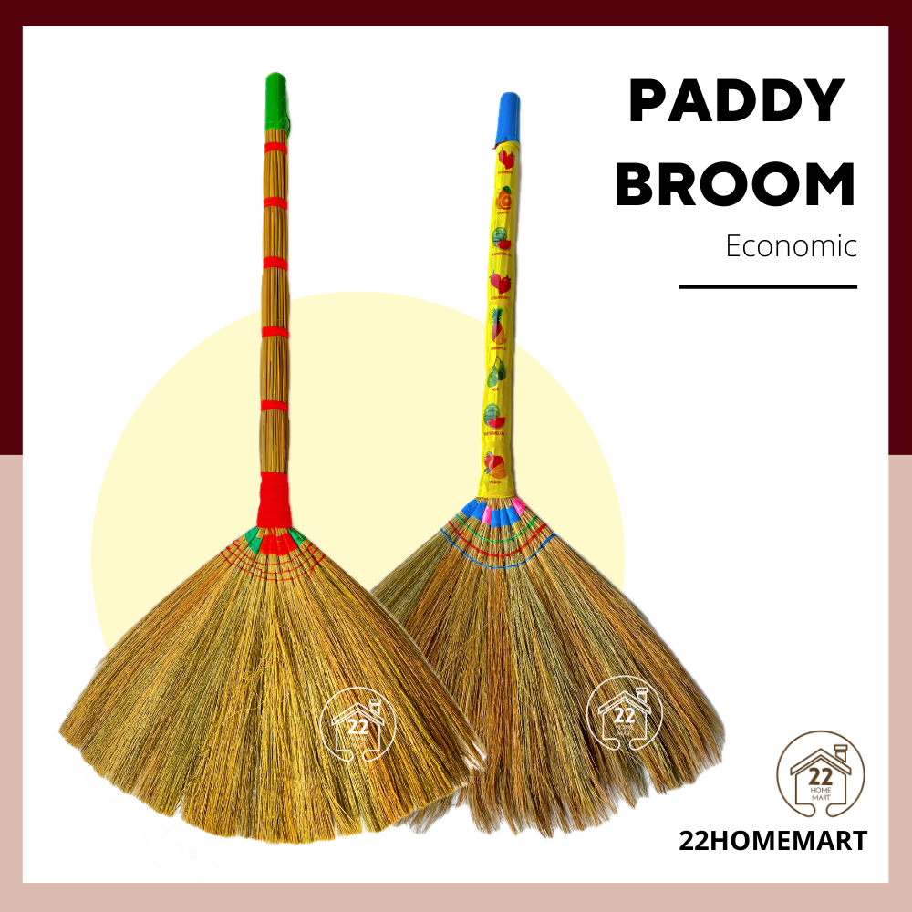 【ECONOMY】Paddy Broom/ Penyapu Jerami / Sapu Lantai 芒扫 | Shopee Malaysia