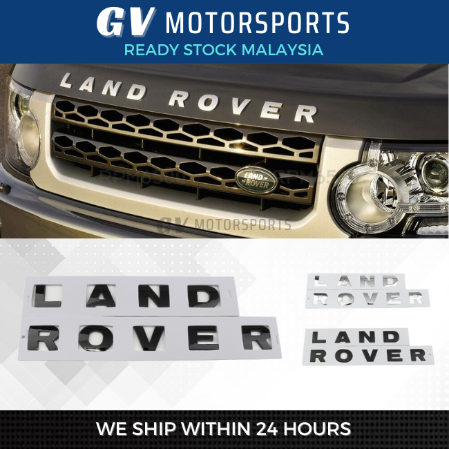 READY STOCK Land Rover Range Rover 3D Letter Car Hood Bonnet Cover ...