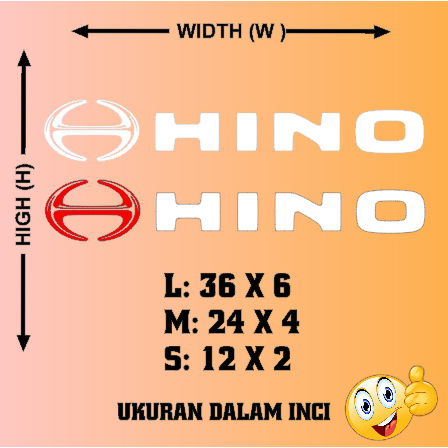 STICKER HINO LORI LORRY | Shopee Malaysia