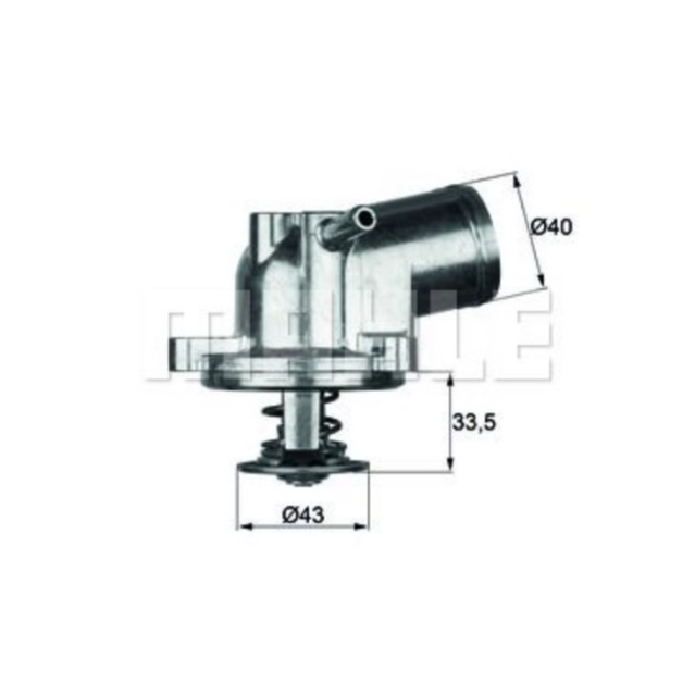 Mercedes M111 Engine Thermostat (71°C): Mercedes W202 A208 C208 A124 ...