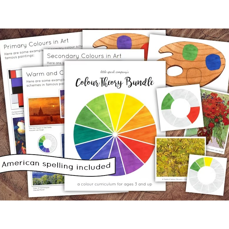 PDF] Color Theory 90 pages Busy Quiet Book Home Learning Kids Printable ...