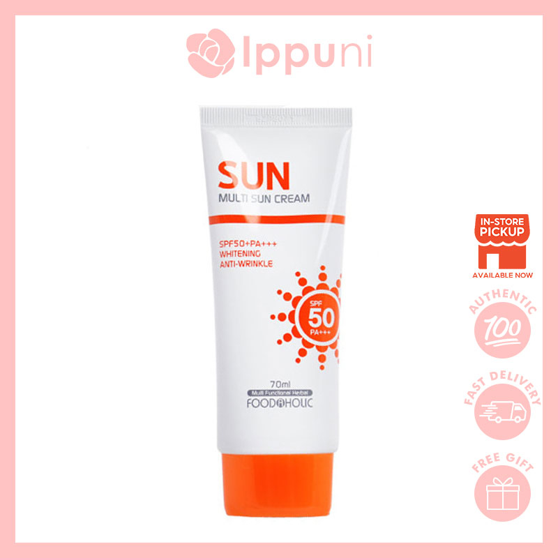 FOODAHOLIC Multi Sun Cream SPF50+ PA+++ 70ml | Shopee Malaysia