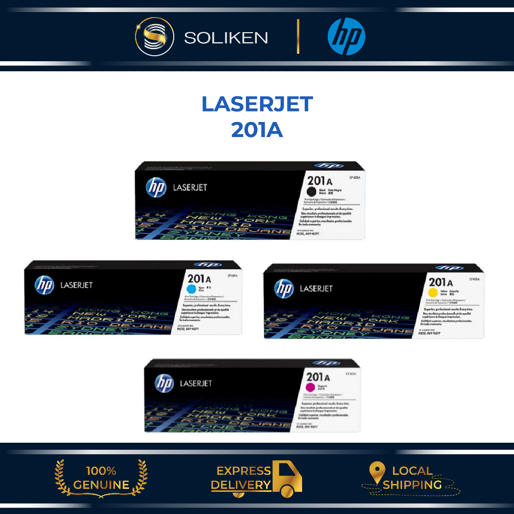 [ORIGINAL] HP 201A Original LaserJet Toner Cartridge(CF400A CF401A ...