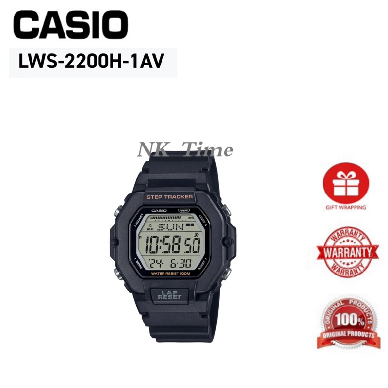 CASIO WATCHES LWS-2200H General Resin Band Women Watch LWS-2200H-1AV ...