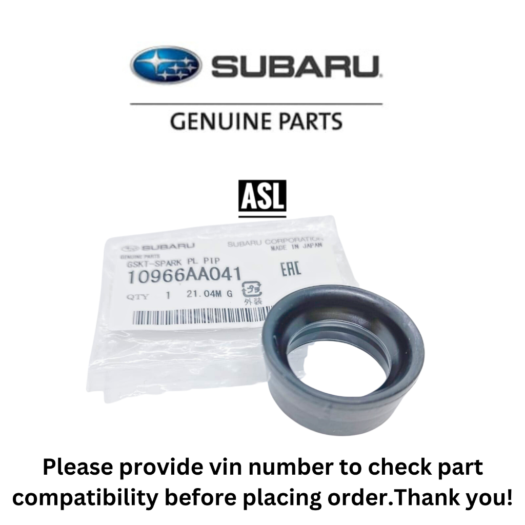 Genuine Subaru Plug Seal 10966AA042 BRZ / Toyota GT86 XV Forester WRX ...