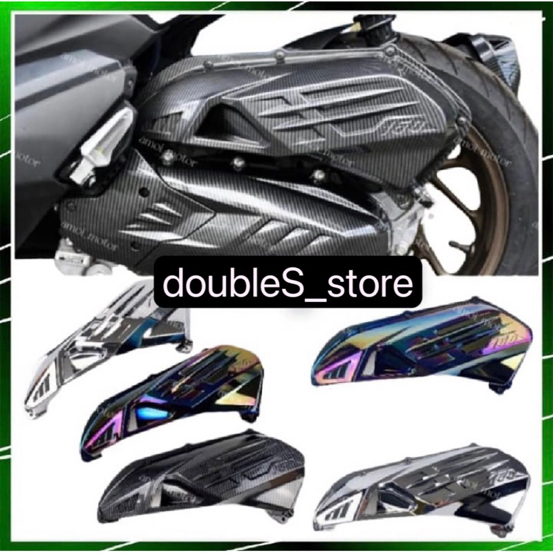 HONDA VARIO 160 AIR FILTER TRANSPARENT CARBON SMOKE COVER VARIO160 AIR ...