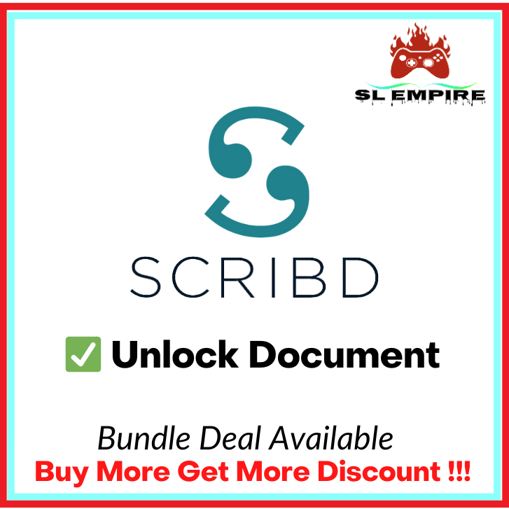 (Quick) Scribd Unlock Document | Shopee Malaysia