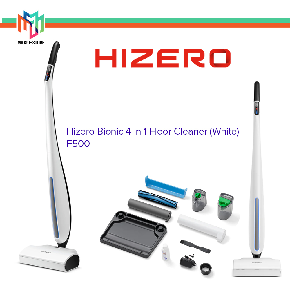Hizero F500 Bionic 4 in 1 Floor Cleaner [White] | Shopee Malaysia