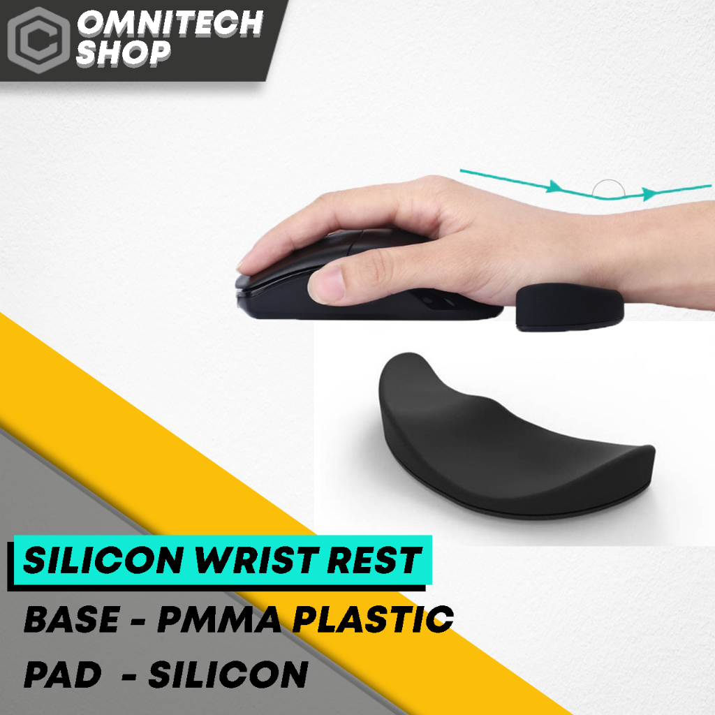 Omnitech Shop - Wrist Mouse Pad | Ergonomic Palm Rest Mouse Pad for ...