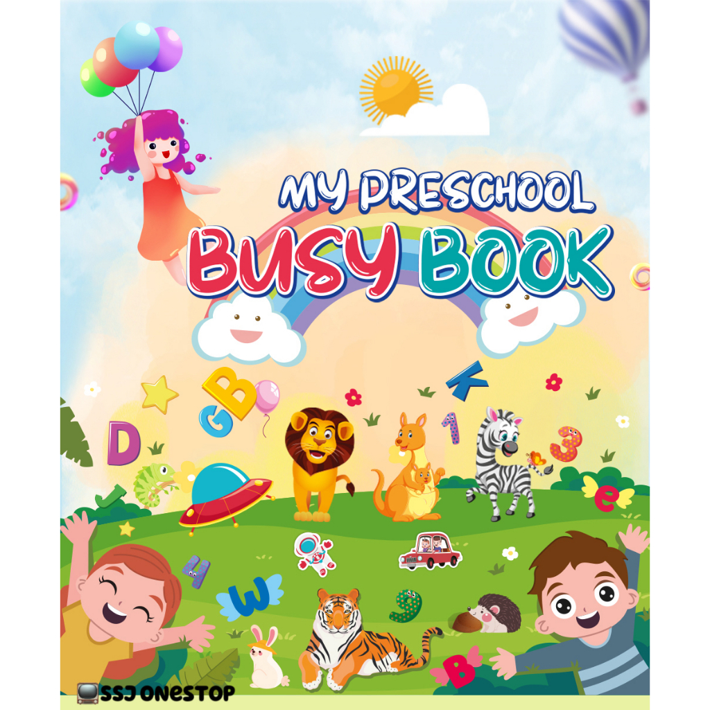 Montessori Busy Book/Quiet Book/Activity Book/Preschool Early Learning ...