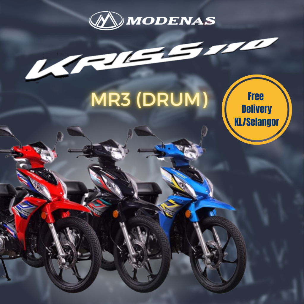 (NEW UNIT) MODENAS MR3 Drum OTR New Motor Baru Motorcycle Motosikal MR ...