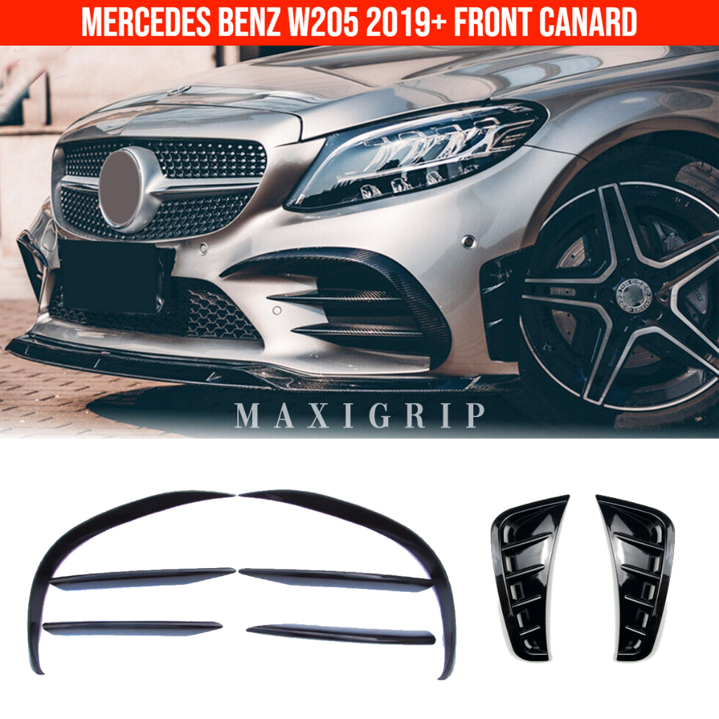 Mercedes benz W205 facelift C class C205 Coupe front carnard front fang ...
